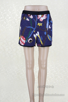 100元2件亏本清!Double*爱 印花压线女秋冬夹棉短裤靴裤T6102A