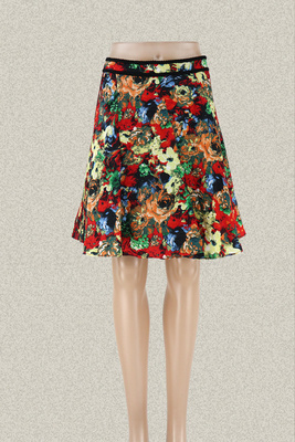 甜美风提花半身裙