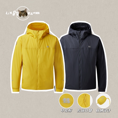 正品代购可隆25春秋男防风拒水轻量连帽保暖棉服夹克JWJJX25015