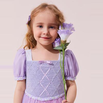 Petite Marguerite小雏菊童装·手工缩褶绣「长发公主」 连衣裙