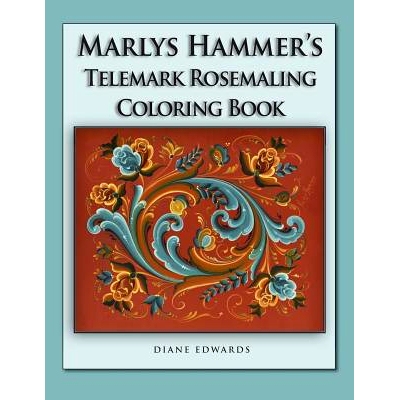 预订 Marlys Hammer’s Telemark Rosemaling Coloring Book: 9781096344544