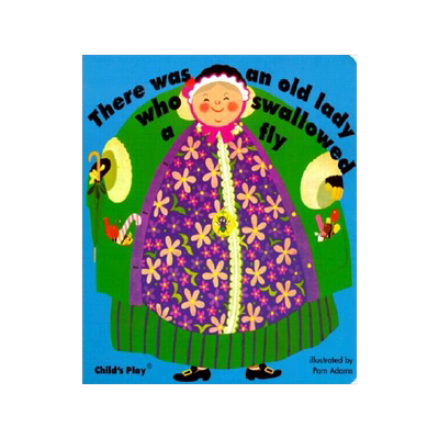 预售 英文原版 Child's Play纸板洞洞书 廖彩杏书单推荐 There Was an Old Lady Who Swallowed a Fly 吞下苍蝇的老奶奶