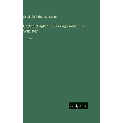 预订 Gotthold Ephraim Lessings sämtliche Schriften: 14. Band: 9783563998915