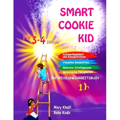 预订 Smart Cookie Kid Für 3-4-Jährige Aufmerksamkeit und Konzentration Visuelles Gedächtnis Mehrere Intelligenzen Mot