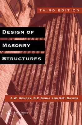 【预订】Design of Masonry Structures