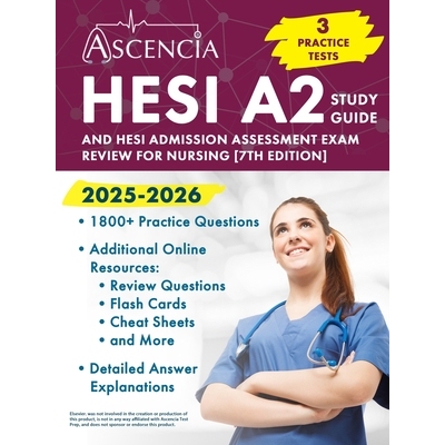 预订 HESI A2 Study Guide 2025-2026: 3 Practice Tests and HESI Admission Assessment Exam Review for Nursing [7th Edition]