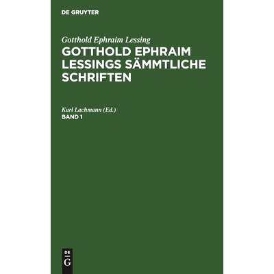 预订 G. E. Lessings Sämmtl. Schriften Bd. 1 Gelss: 9783112605752