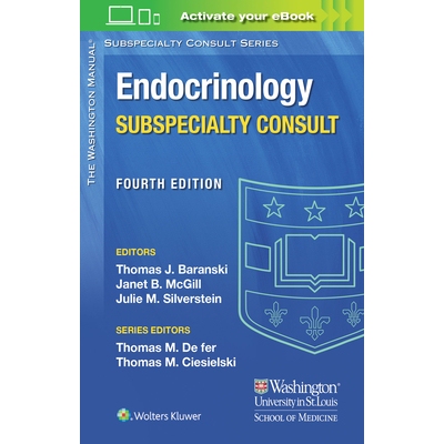 预订 The Washington Manual Endocrinology Subspecialty Consult 华盛顿内分泌学专科咨询手册 9781975113339