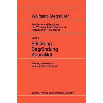 预订 Erklärung Begründung Kausalität: 9783642617676