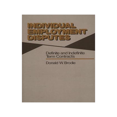 [预订]Individual Employment Disputes 9780899305127