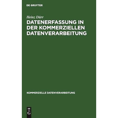 预订 Datenerfassung in der kommerziellen Datenverarbeitung: 9783110035117