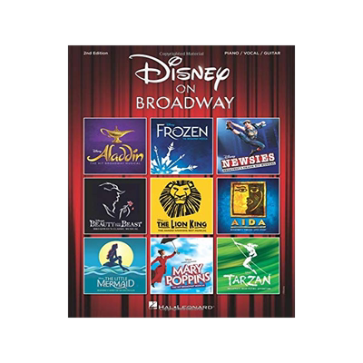 英文原版 百老汇的迪士尼 钢琴/声乐/吉他 音乐剧乐谱 Disney on Broadway