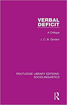 【预售】Verbal Deficit