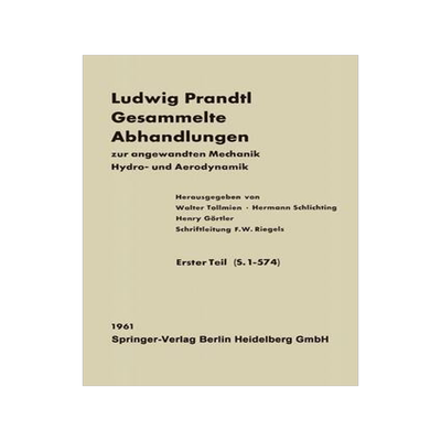 预订 Ludwig Prandtl Gesammelte Abhandlungen