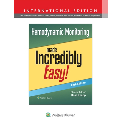 预订 Hemodynamic Monitoring Made Incredibly Easy! 轻松掌握血液动力学监测（国际版）（轻松掌握系列*） 9781975235963
