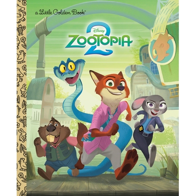 现货 疯狂动物城2 迪士尼电影儿童绘本 英文原版 小金书 朱迪尼克 Disney Zootopia 2 Little Golden Book