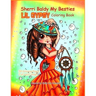 预订 Sherri Baldy My Besties Lil Gypsy Coloring Book: 9781088971192