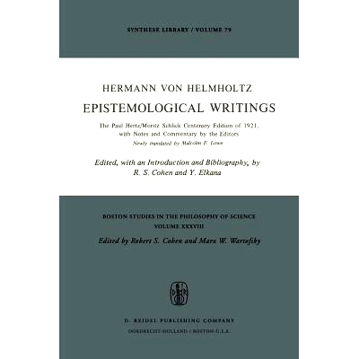 预订 Epistemological Writings: The Paul Hertz/Moritz Schlick centenary edition of 1921, with notes and commentary by the