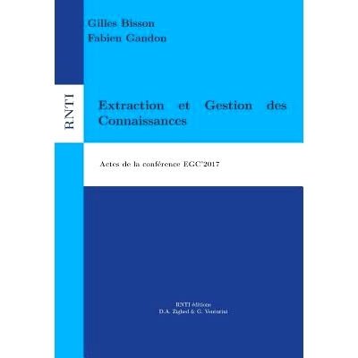 预订 Extraction et Gestion des Connaissances: Egc’2017: 9791096289059