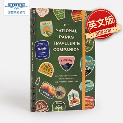 现货 国家公园旅行者日志 清单 集章 地图 路线规划 插图手帐 笔记本 Journal 英文原版 The National Parks Traveler's Companion