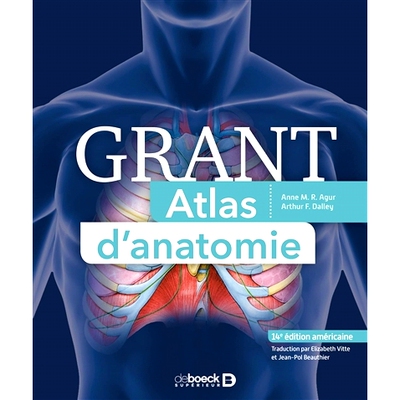 预订 Grant atlas d’anatomie 格兰特解剖图谱: 9782807320802
