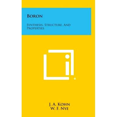 预订 Boron: Synthesis, Structure, and Properties: 9781258686901