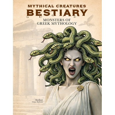 预订 Mythical Creatures Bestiary: Monsters of Greek Mythology: Illustrated Encyclopedia of Legendary Beasts like Medusa,