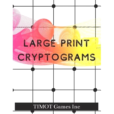 预订 Large Print Cryptograms: Cryptogram a Day (Large Print Cryptoquotes to Improve Your IQ): 9781075833465