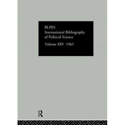 预订 Intl Biblio Pol Sc 1965 Vol 14: 9780422802208