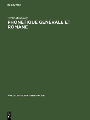 【预订】Phonétique générale et romane 9783110995862