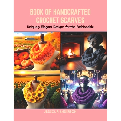 预订 Book of Handcrafted Crochet Scarves: Uniquely Elegant Designs for the Fashionable: 9798873650316