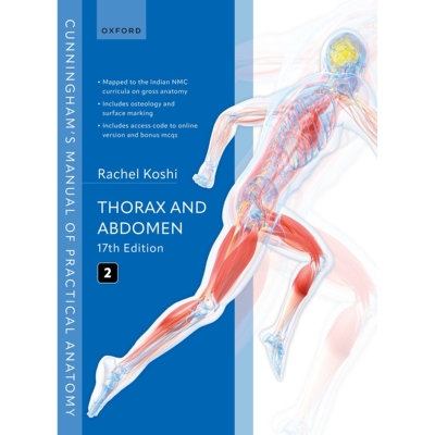 预订 Cunningham’s Manual of Practical Anatomy Volume 2 Thorax and Abdomen 坎宁安实用解剖学手册第 2 卷胸部和腹部 9780198