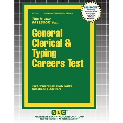 预订 General Clerical & Typing Careers Test 9781799337201