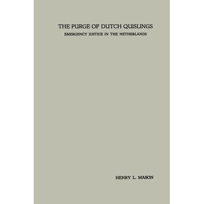预订 The Purge of Dutch Quislings: Emergency Justice in the Netherlands: 9789401187046