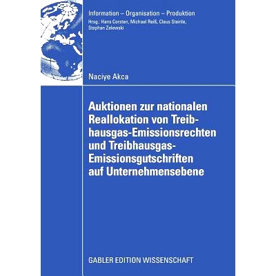 预订 Auktionen zur nationalen Reallokation von Treibhausgas-Emissionsrechten und Treibhausgas-Emissionsgutschriften auf
