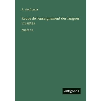 预订 Revue de l’enseignement des langues vivantes: Année 10: 9783563796085