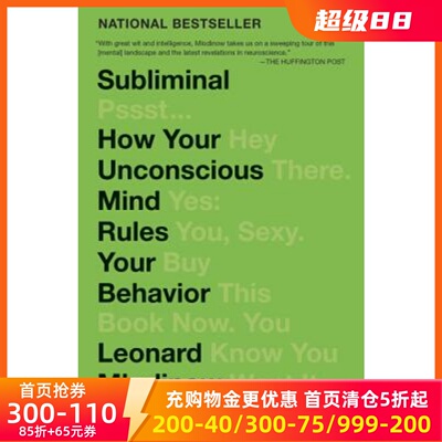 英文原版 潜意识：控制你行为的秘密 Subliminal: How Your Unconscious Mind Rules Your Behavior
