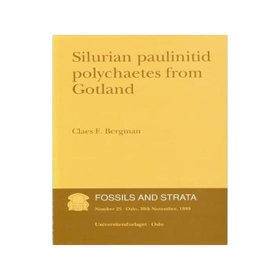 预订 Silurian Paulinitid Polychaetes From Gotland - Fossils And Strata