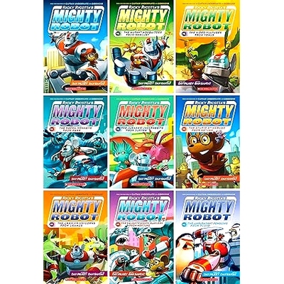预订 Ricky Ricotta’s Mighty Robot Books 1 - 9: 9781338601909