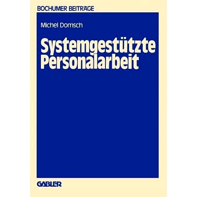 预订 Systemgestützte Personalarbeit: 9783409386319