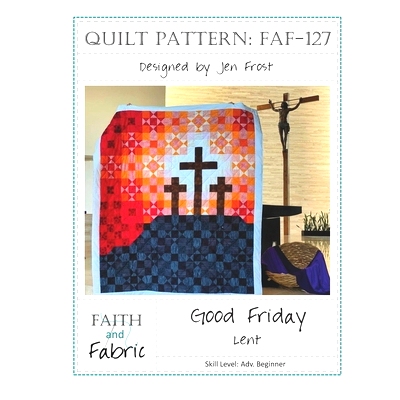 预订 Good Friday: Lent Quilt Pattern: 9798618613842