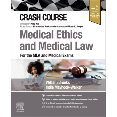 预订 Crash Course Medical Ethics and Medical Law For the MLA and Medical Exams 医学伦理与医学法速成课程：针对 MLA 和医学