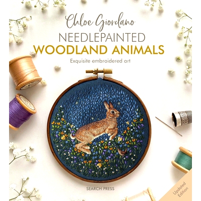 预订 Needlepainted Woodland Animals: The Exquisite Embroidered Art of Chloe Giordano: 9781800922488
