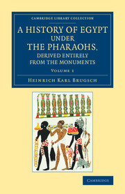 【预订】A History of Egypt under the Pharaohs, Derived Entirely from the Monuments