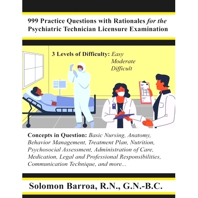 预订 999 Practice Questions with Rationales for the Psychiatric Technician Licensure: 9798751442279