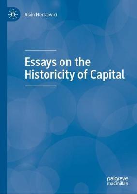 【预订】Essays on the Historicity of Capital