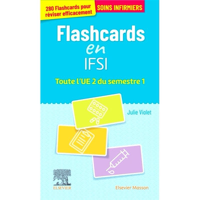 预订 Flashcards IFSI.  Toute l’UE 2 du semestre 1 IFSI 抽认卡。第 1 学期的所有 UE 2: 9782294779138