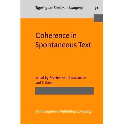 预订 Coherence in Spontaneous Text.: 9789027229243