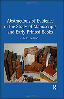 【预售】Abstractions of Evidence in the Study of Manuscripts and Early Printed Books