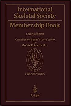 【预订】International Skeletal Society Membership Book